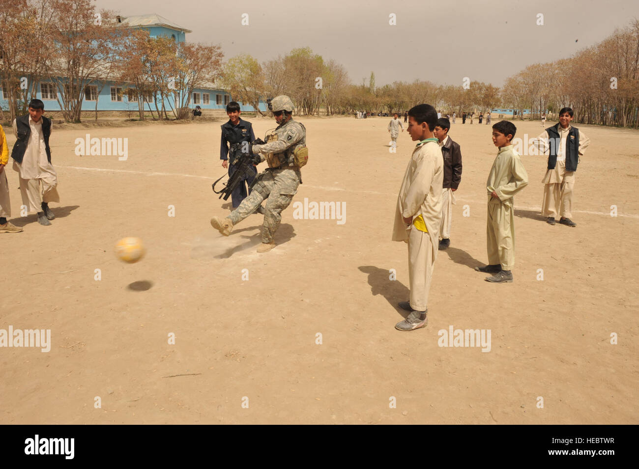 Cpl. Mark Woodyard, Texas Agribusiness Development Team security forces ...