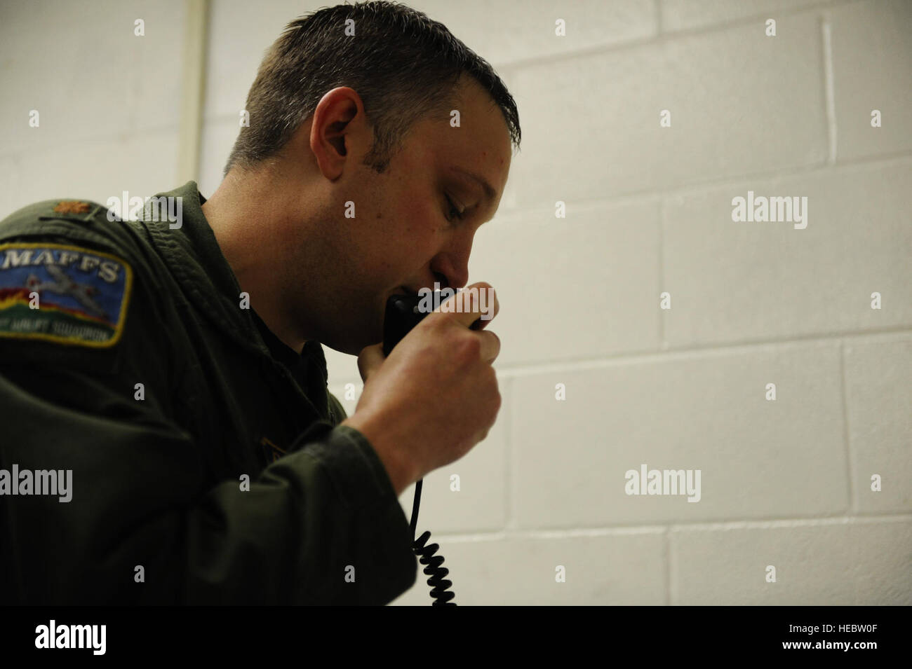 U.S. Air Force Maj. Ron Yochum, MAFFS Mission Commander, 302nd Airlift ...