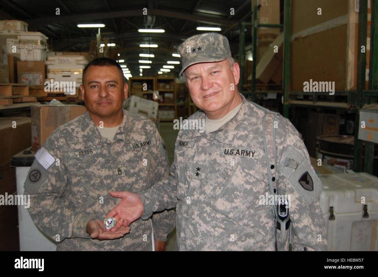 A Staff Sergeant from Bravo Company, 640th Army Support Battalion, is ...