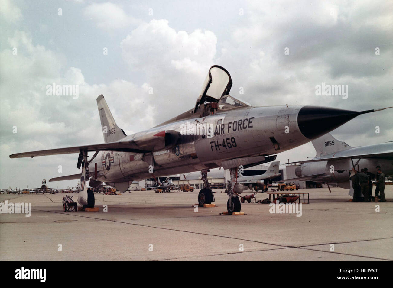 Republic F-105D-10-RE (S/N 60-0459) with F-105D-5-RE (S/N 58-1159) and ...