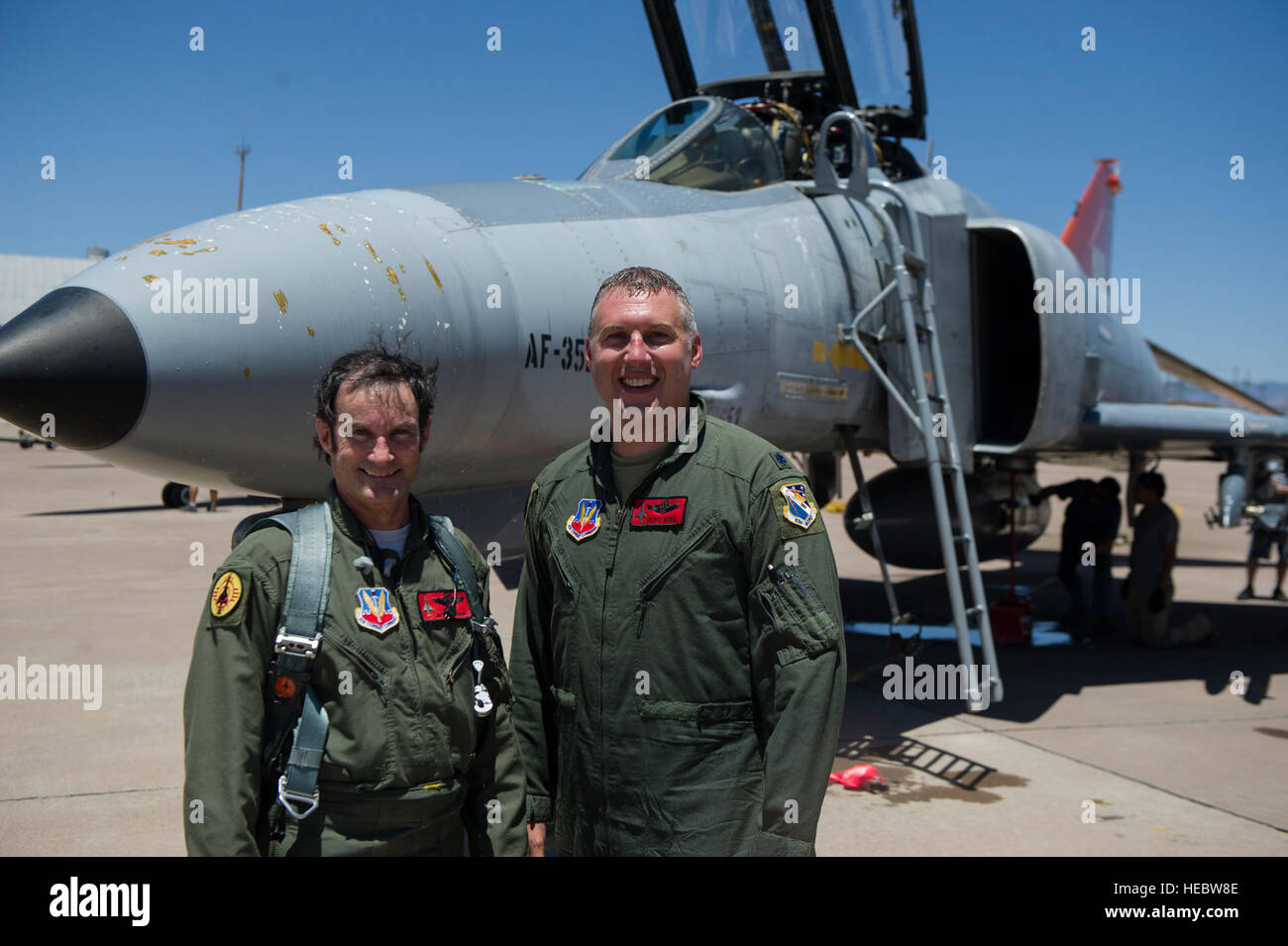 James Harkins, a civilian pilot with the 82nd Aerial Target Squadron ...