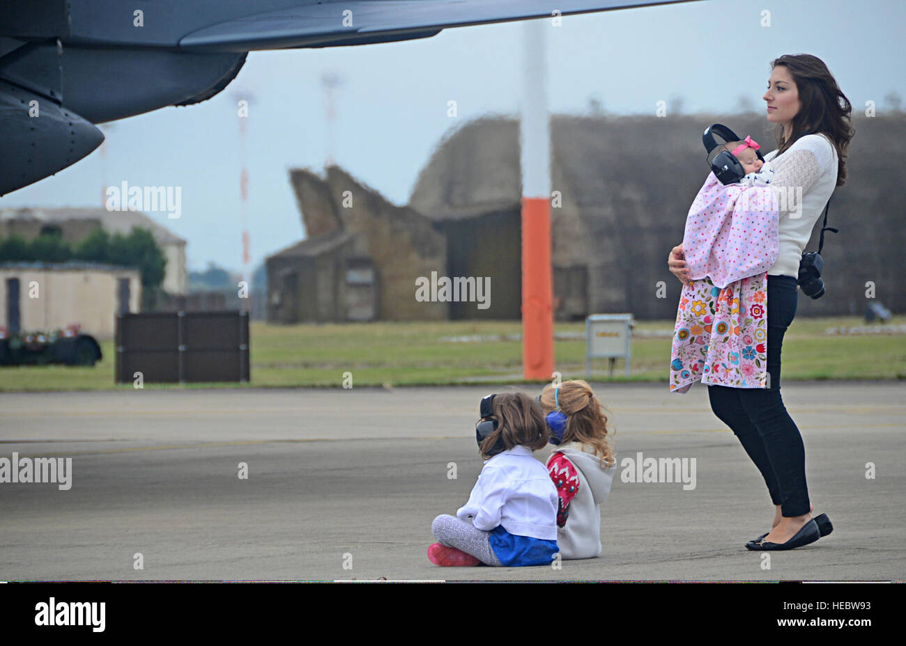 A pilot from the 494th Fighter Squadron returns to RAF Lakenheath ...