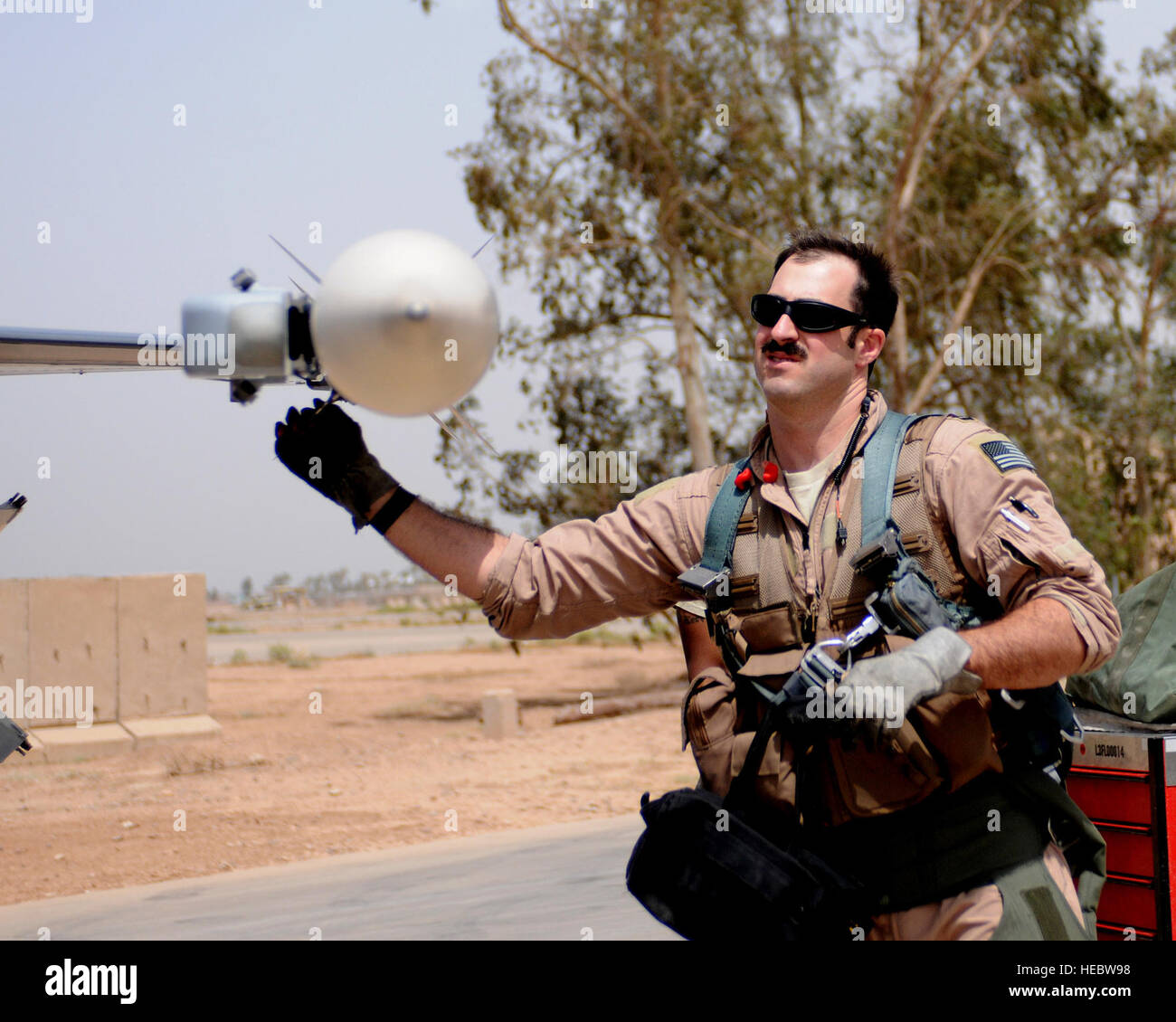 Capt. Alan Talbert, a pilot with the 332nd Expeditionary Fighter ...