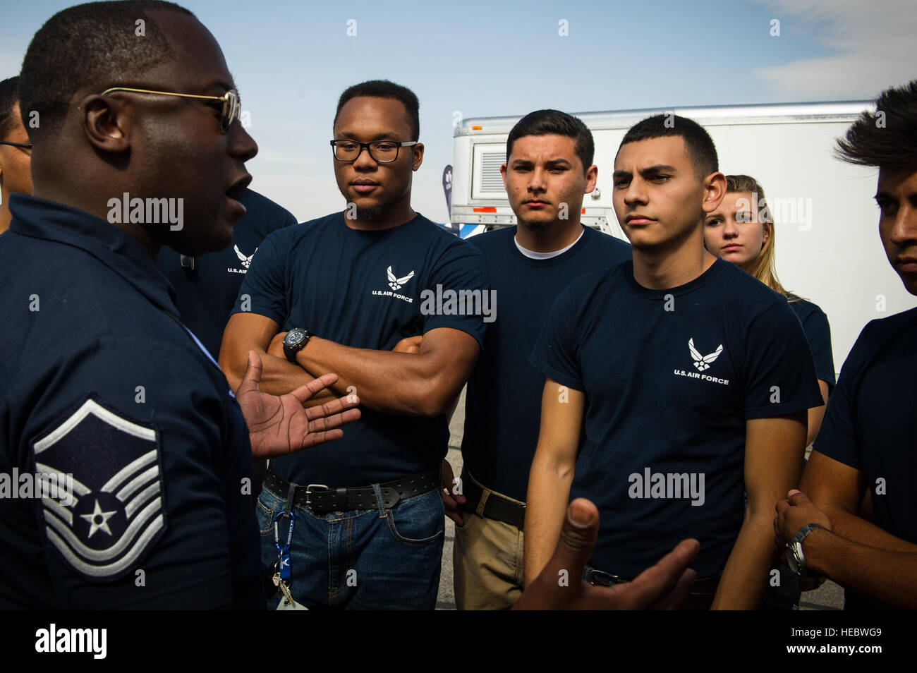 Master Sgt. Stan Parker, a photojournalist, shares inspirational words ...