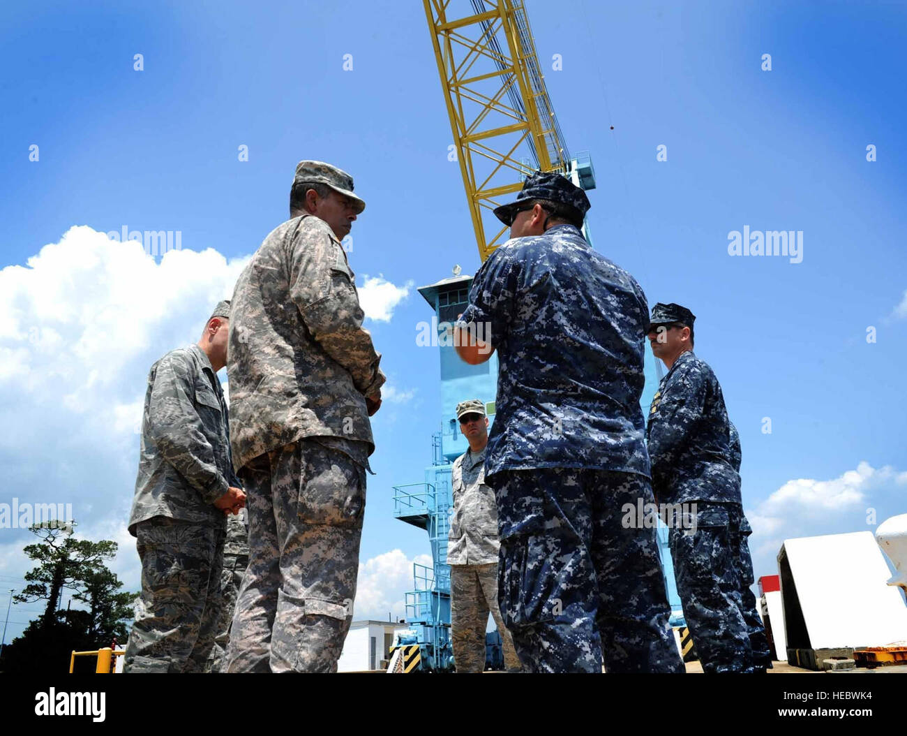 Army Lt. Gen. Vincent Brooks, Third Army commanding general, is briefed ...