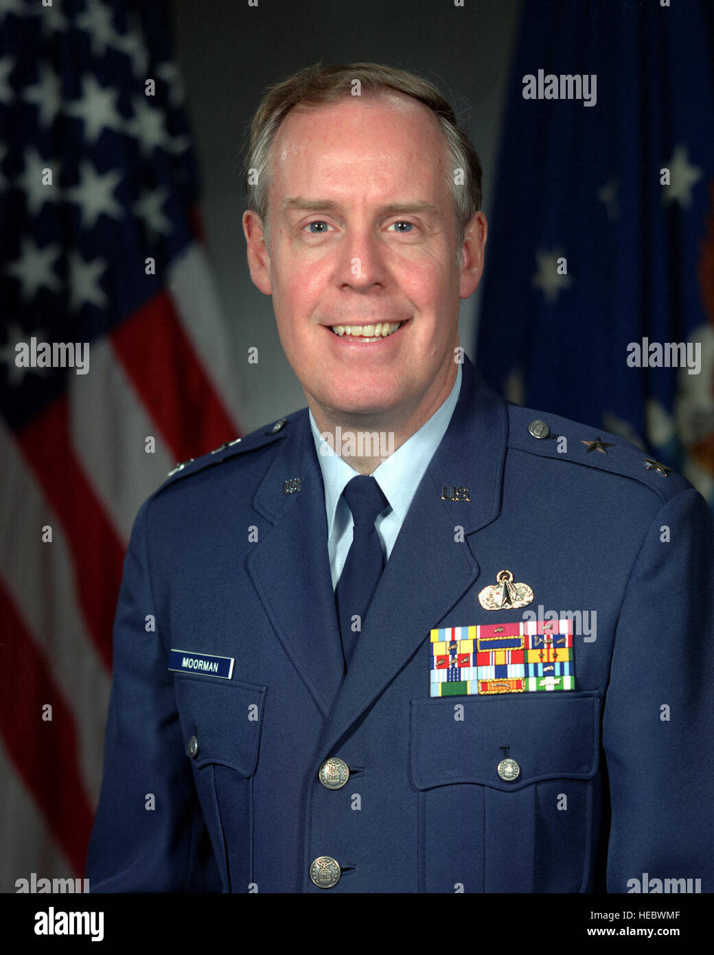 Maj. Gen. Thomas S. Moorman Jr., USAF (uncovered Stock Photo - Alamy