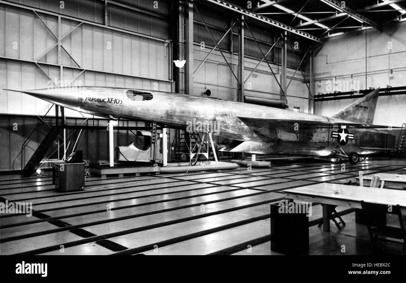 Republic XF-103 mock-up. (U.S. Air Force photo Stock Photo - Alamy