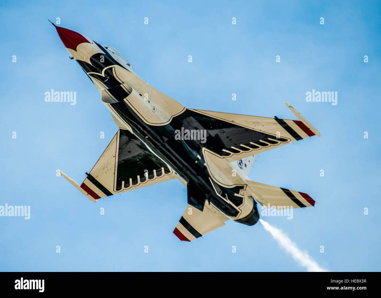 Lt. Col. Christopher Hammond, Thunderbird 1, performs the Low Bomb ...