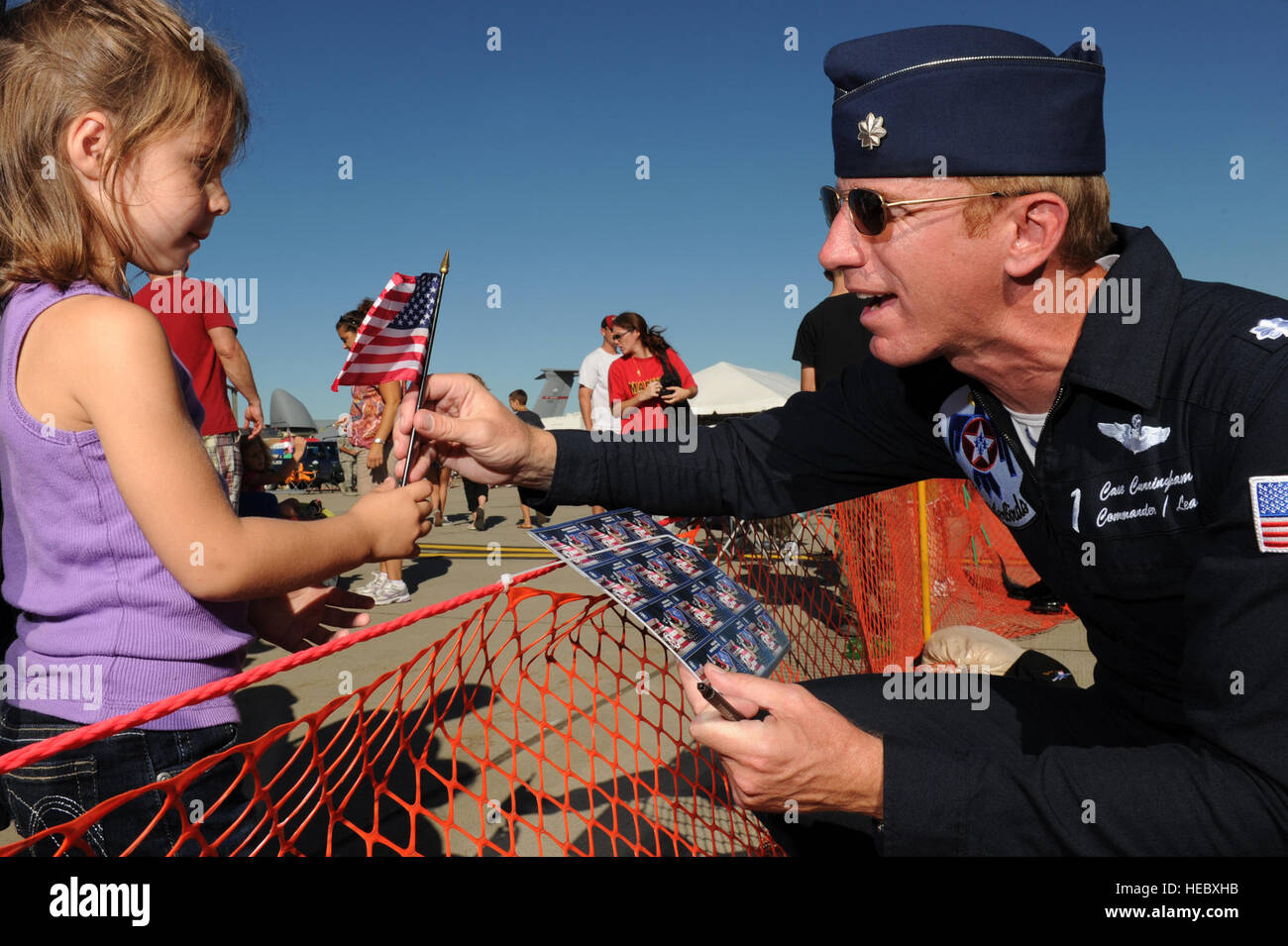 Lt. Col. Case Cunningham, Thunderbird 1, Commander/Leader, U.S. Air ...