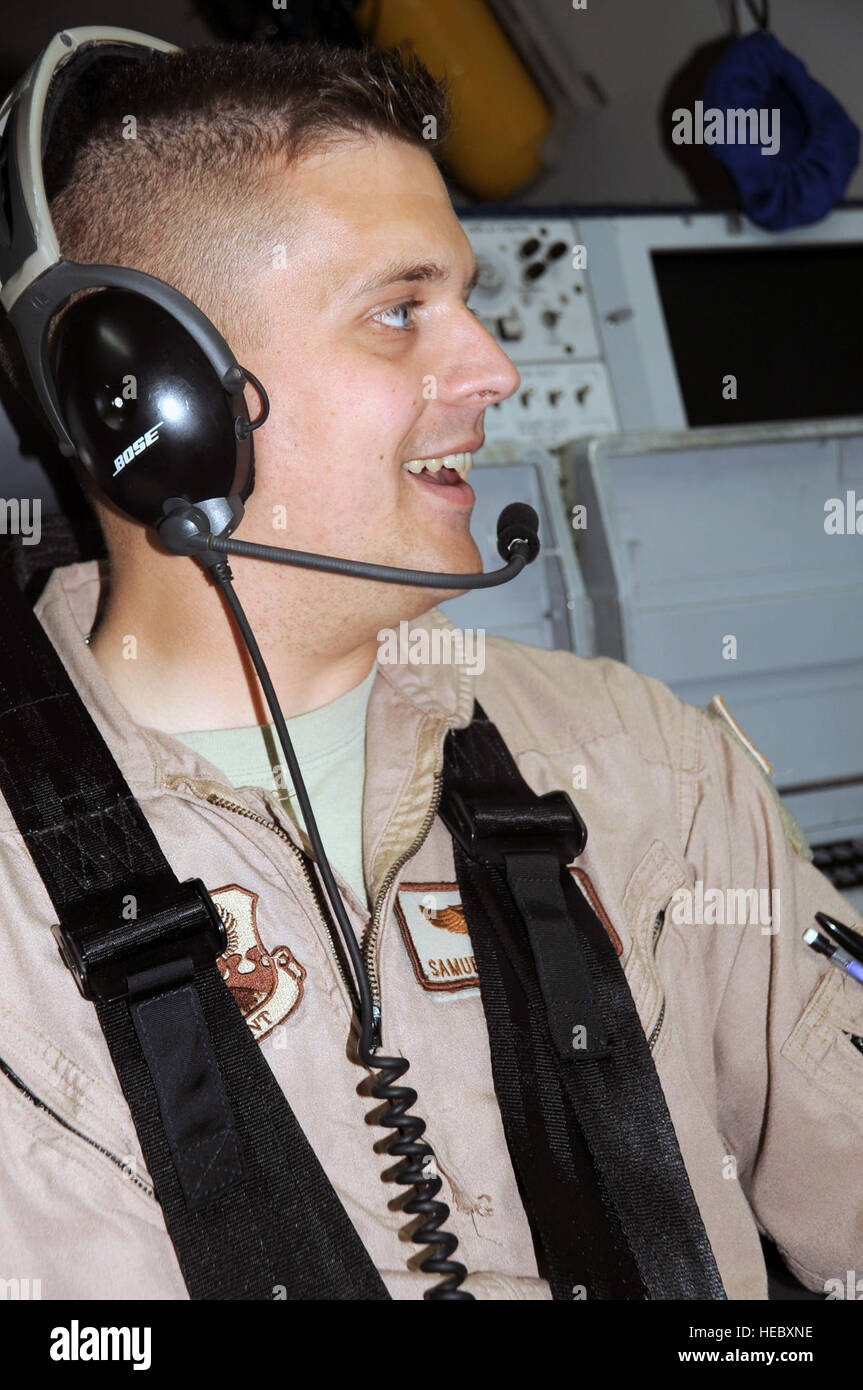 Capt. Samuel Lawrence, an E-3 Sentry Airborne Warning and Control ...