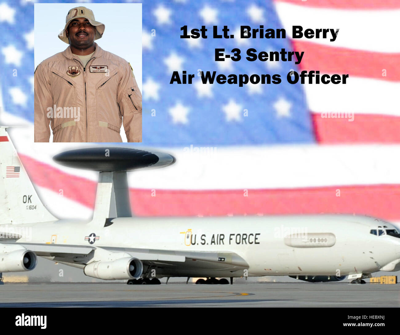 First Lt. Brian Berry is an E-3 Sentry Airborne Warning and Control ...