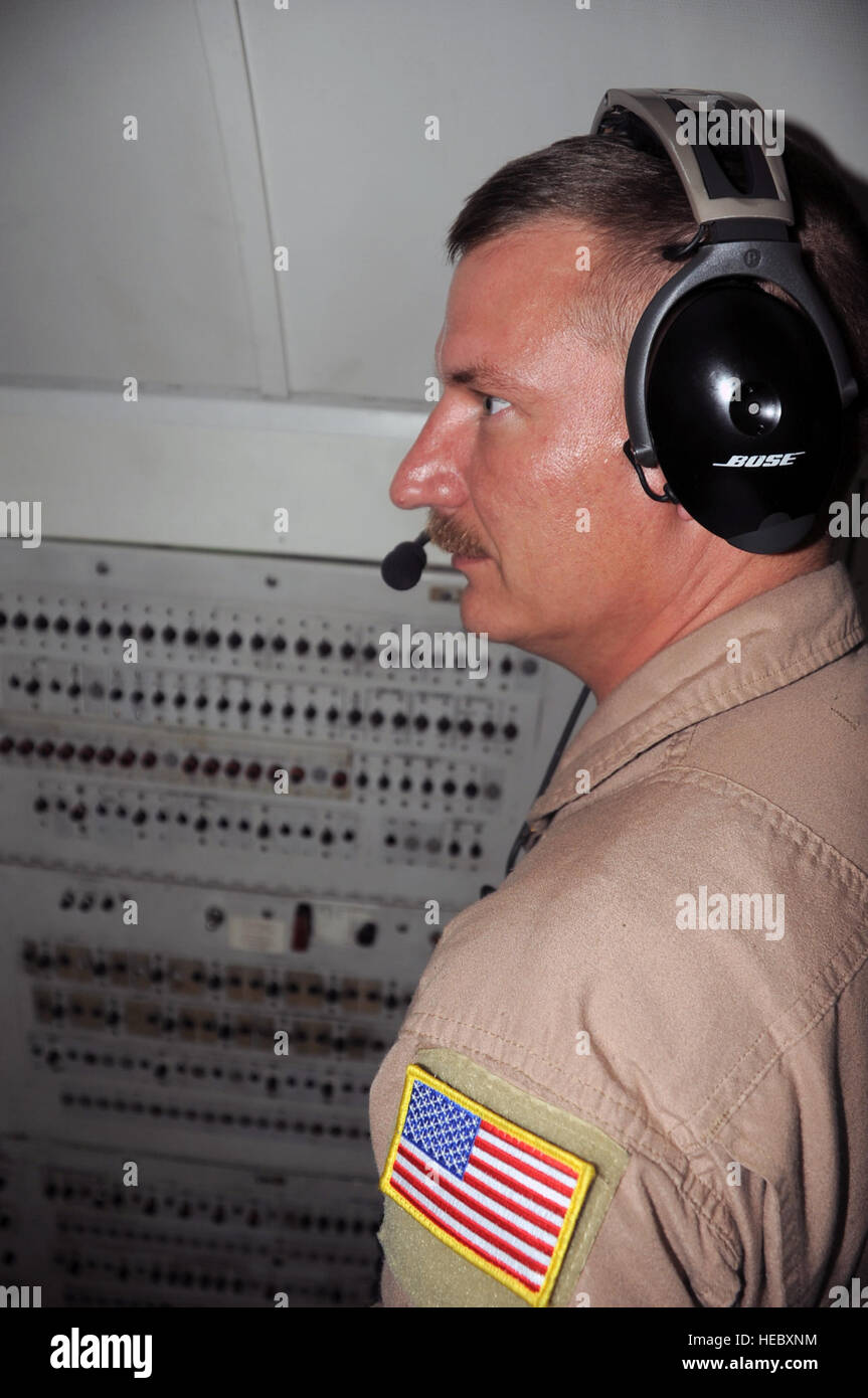 Master Sgt. Dustin Rayl, an E-3 Sentry Airborne Warning and Control ...