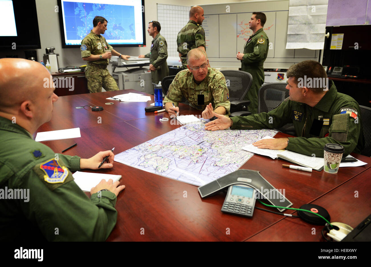 Sqn Ldr Gordon Ferguson from UK and LCL Pascal Sotty from France, plan ...