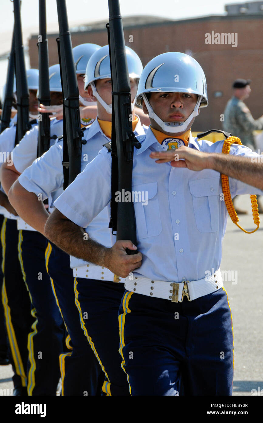 Air Force Junior ROTC cadets from Spring Valley High School compete in ...