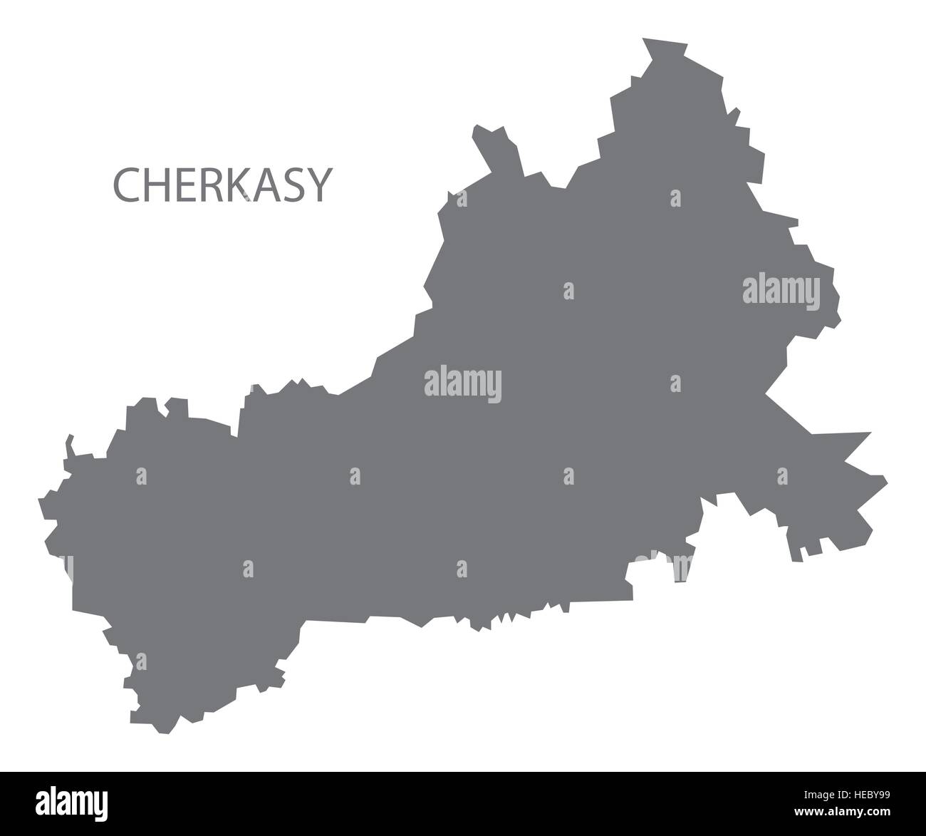 Cherkasy map vector Stock Vector Images - Alamy