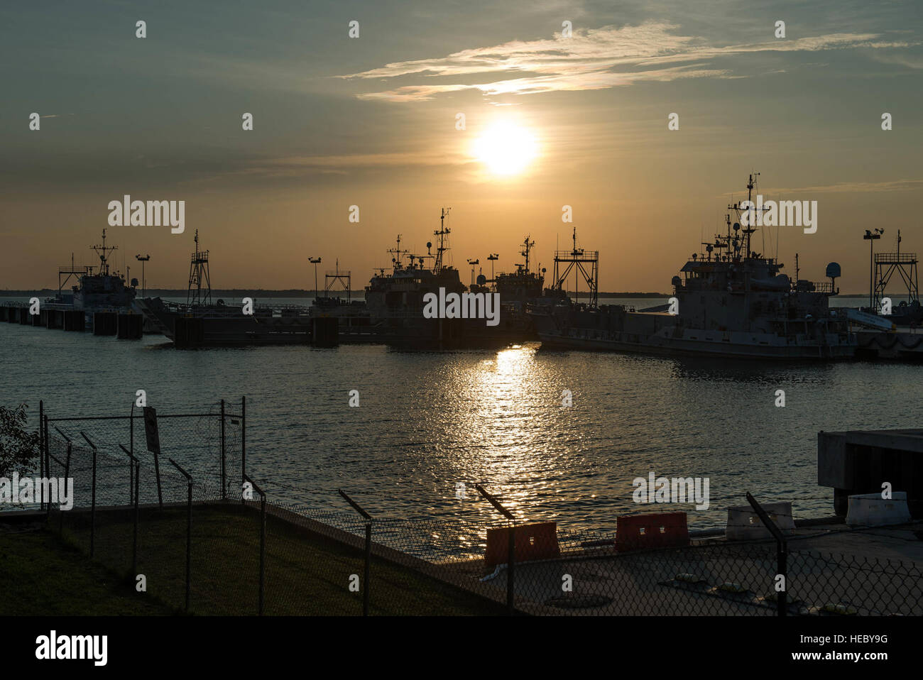 The sun sets on Third Port as the U.S. Army Training and Doctrine ...