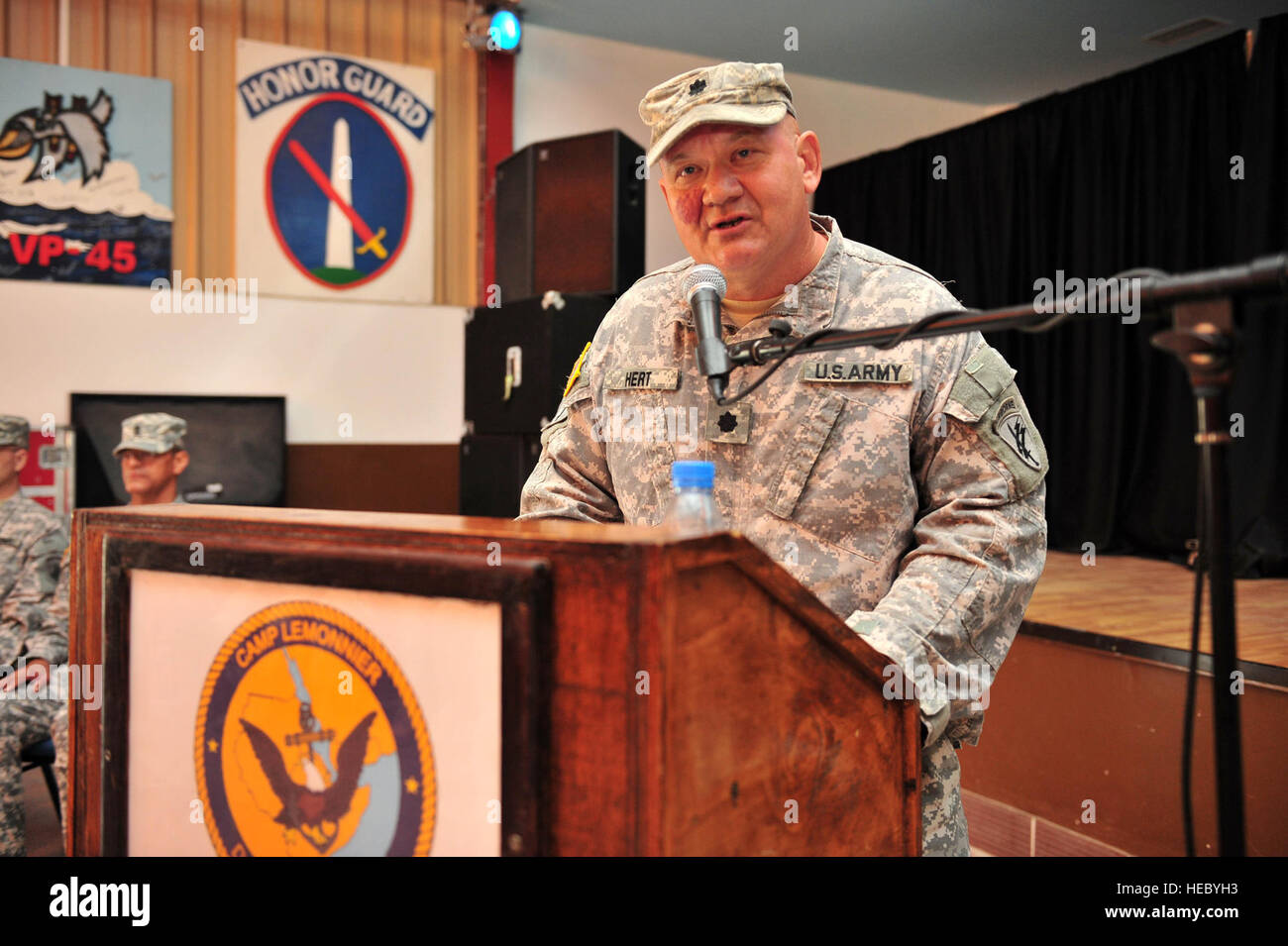 U.S. Army Lt. Col. Michael Hert, 418th Civil Affairs Battalion (CA BN ...