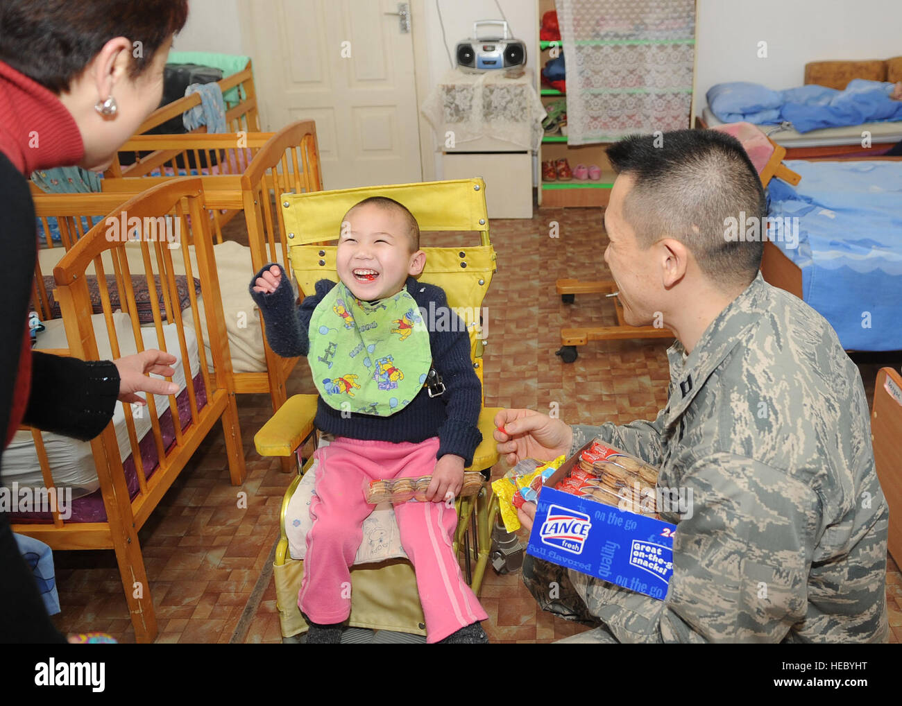 U.S. Air Force Capt. Alan Yee, the executive officer for the director ...