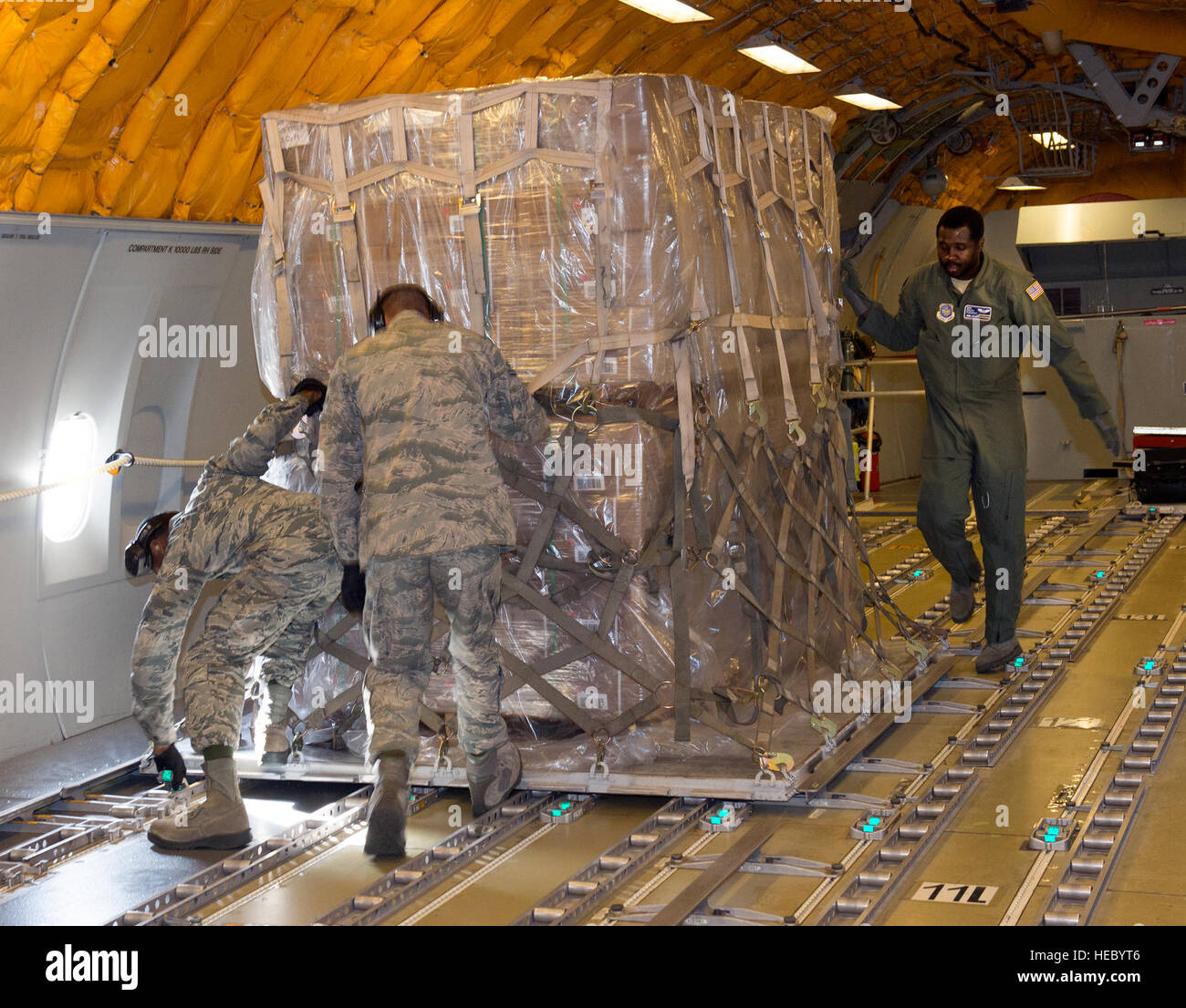 Airman from the 60 Aerial Port Squadron and the 6 Air Refueling ...