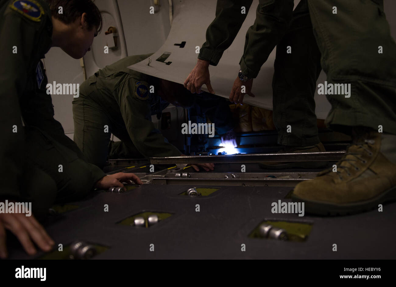 U.S. Air Force Master Sgt. Joel Patrick, 32nd Air Refueling Squadron ...
