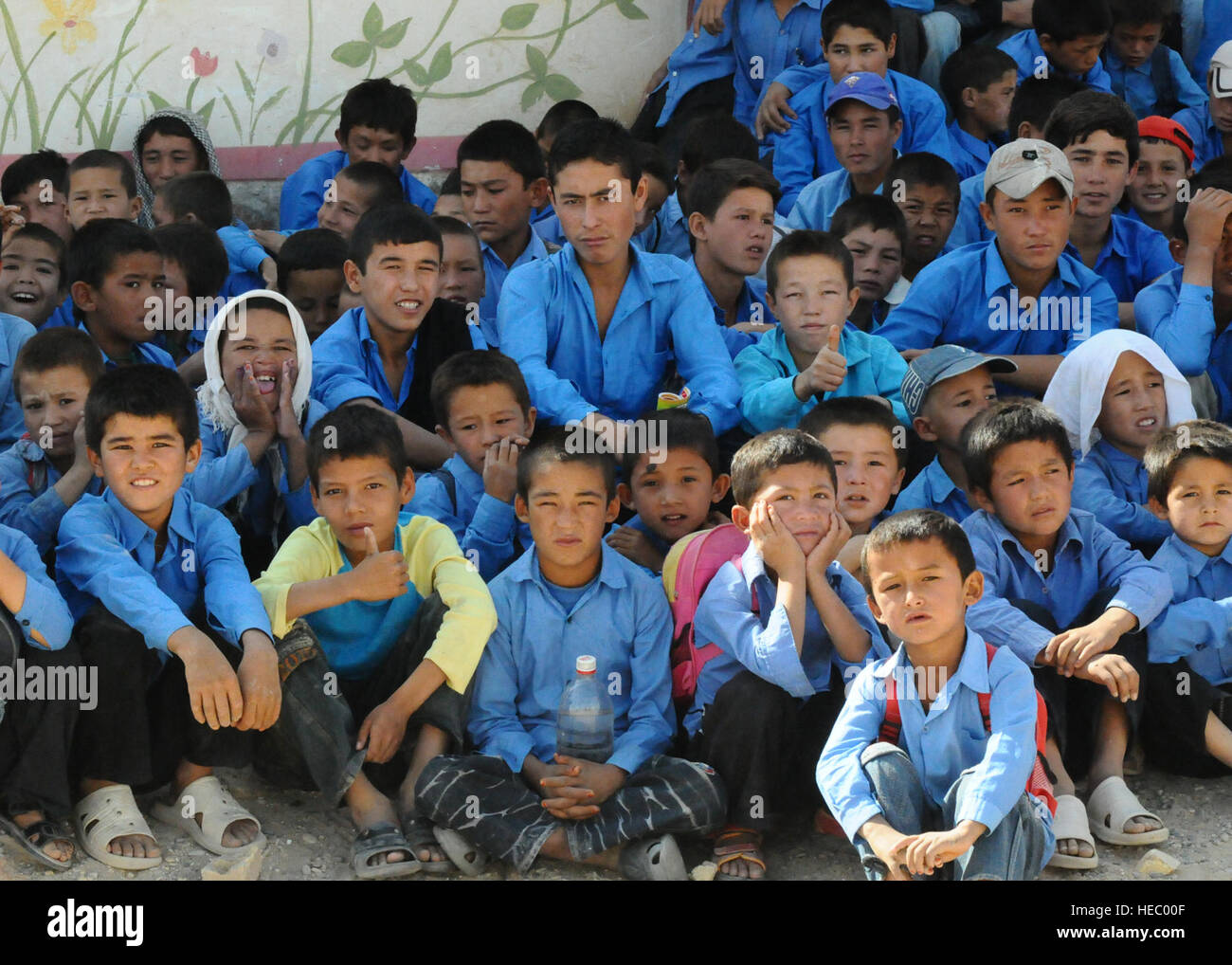 Soldiers of the 10th Mountain, stationed at Camp Mike Spann, and Afghan ...
