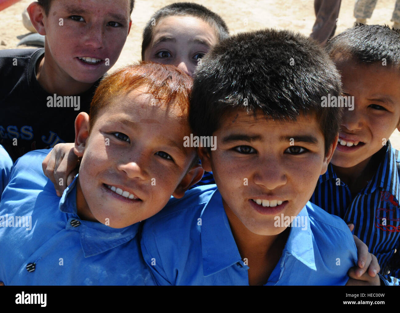 Soldiers of the 10th Mountain, stationed at Camp Mike Spann, and Afghan ...