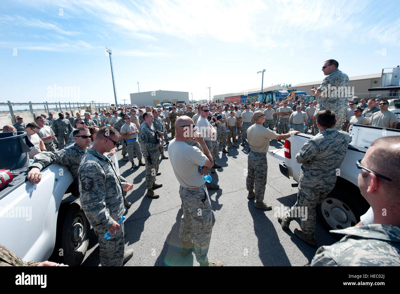 Col. Robert Mallets, 376th Air Expeditionary Wing vice commander ...