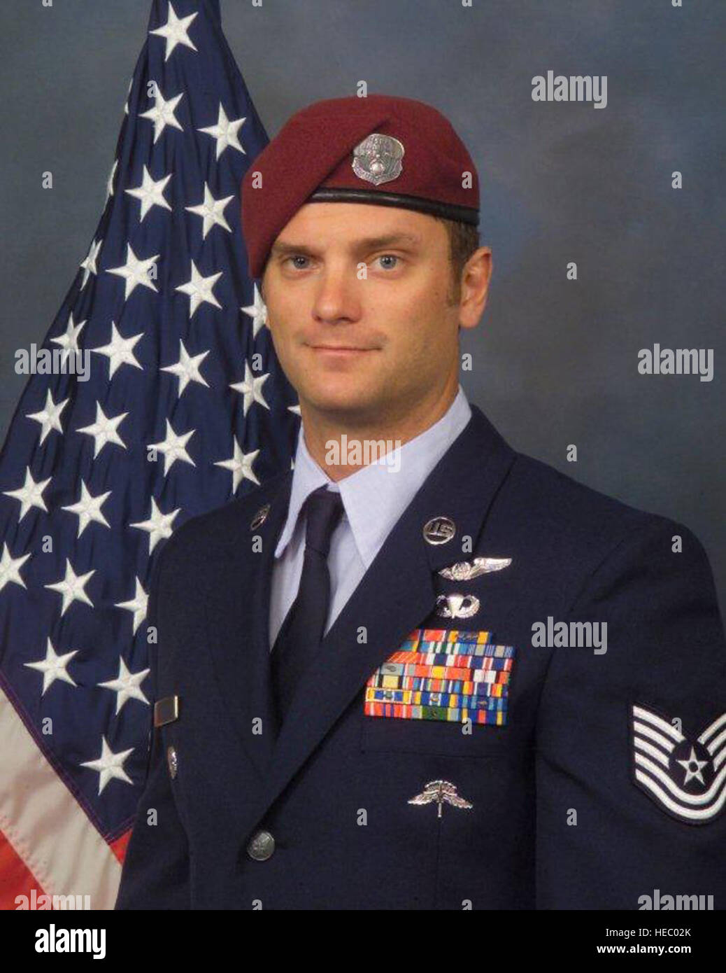 Tech. Sgt. Daniel L. Zerbe, a pararescueman assigned to the 24th ...