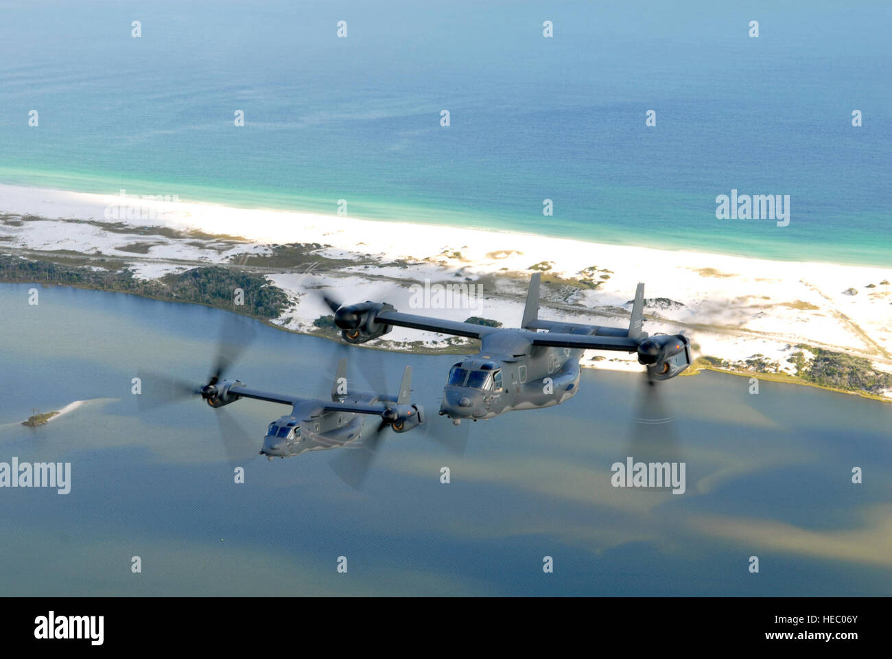 HURLBURT FIELD, Fla. -- Two CV-22 Ospreys from 8th Special Operations ...