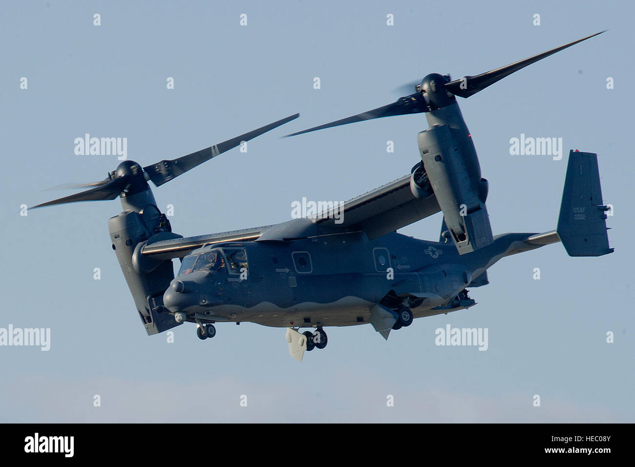 A CV-22B Osprey operated by the 7th Special Operations Squadron from ...