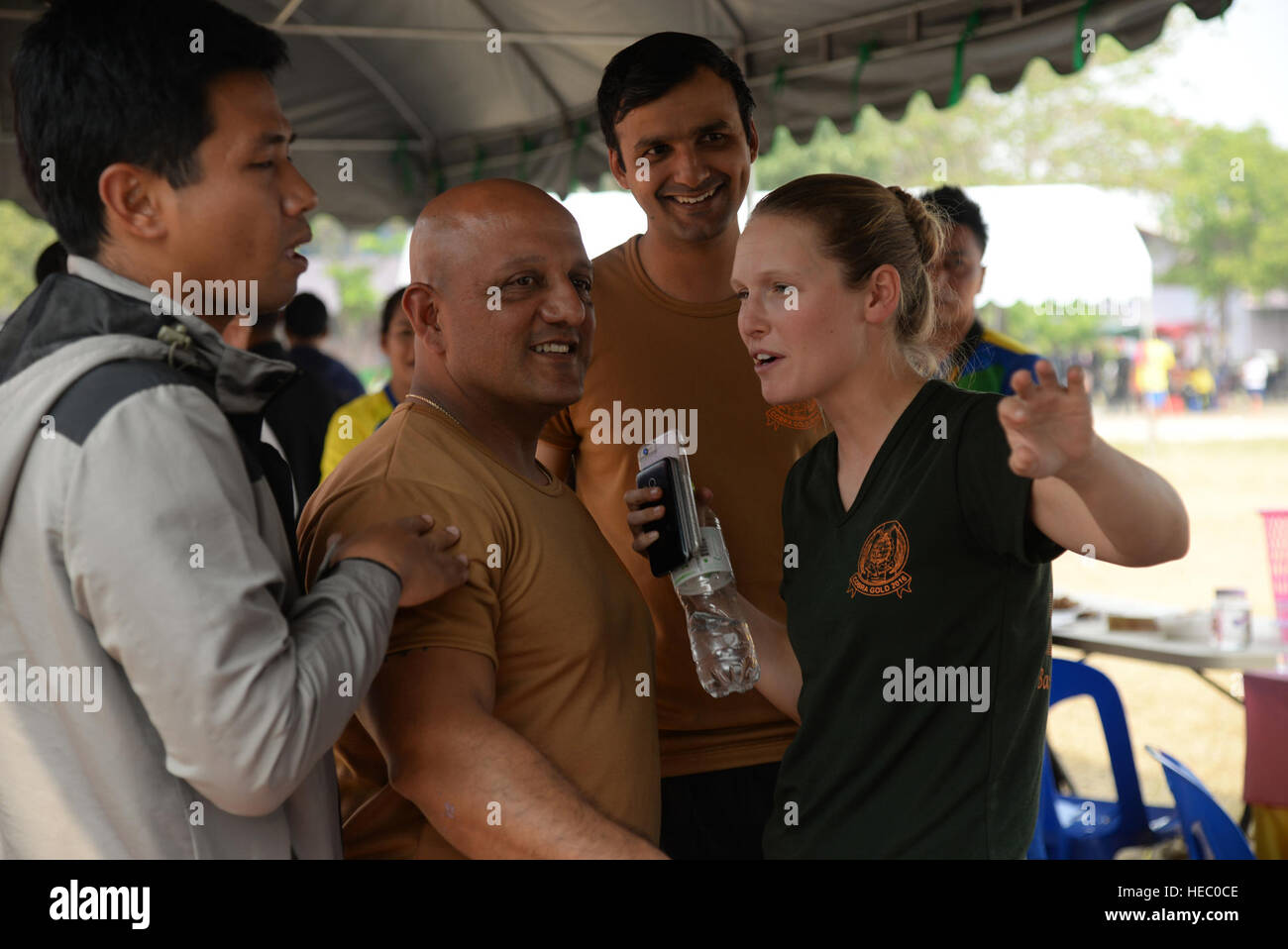 U.S. Army 1st Lt. Breawna Davis, with 643rd Engineering Company ...