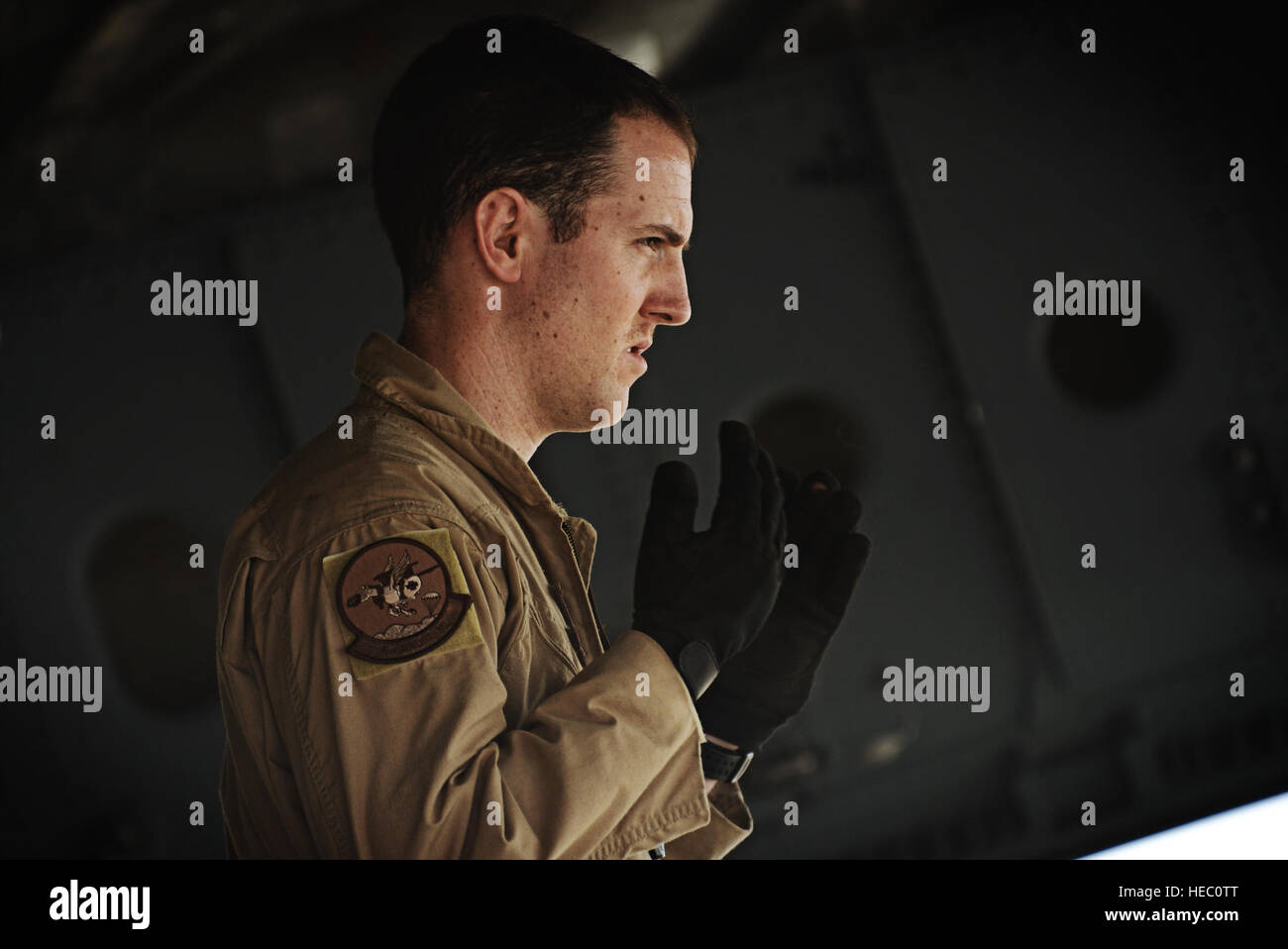 U.S. Air Force Airman 1st Class Kyle Switzer, a loadmaster with the ...