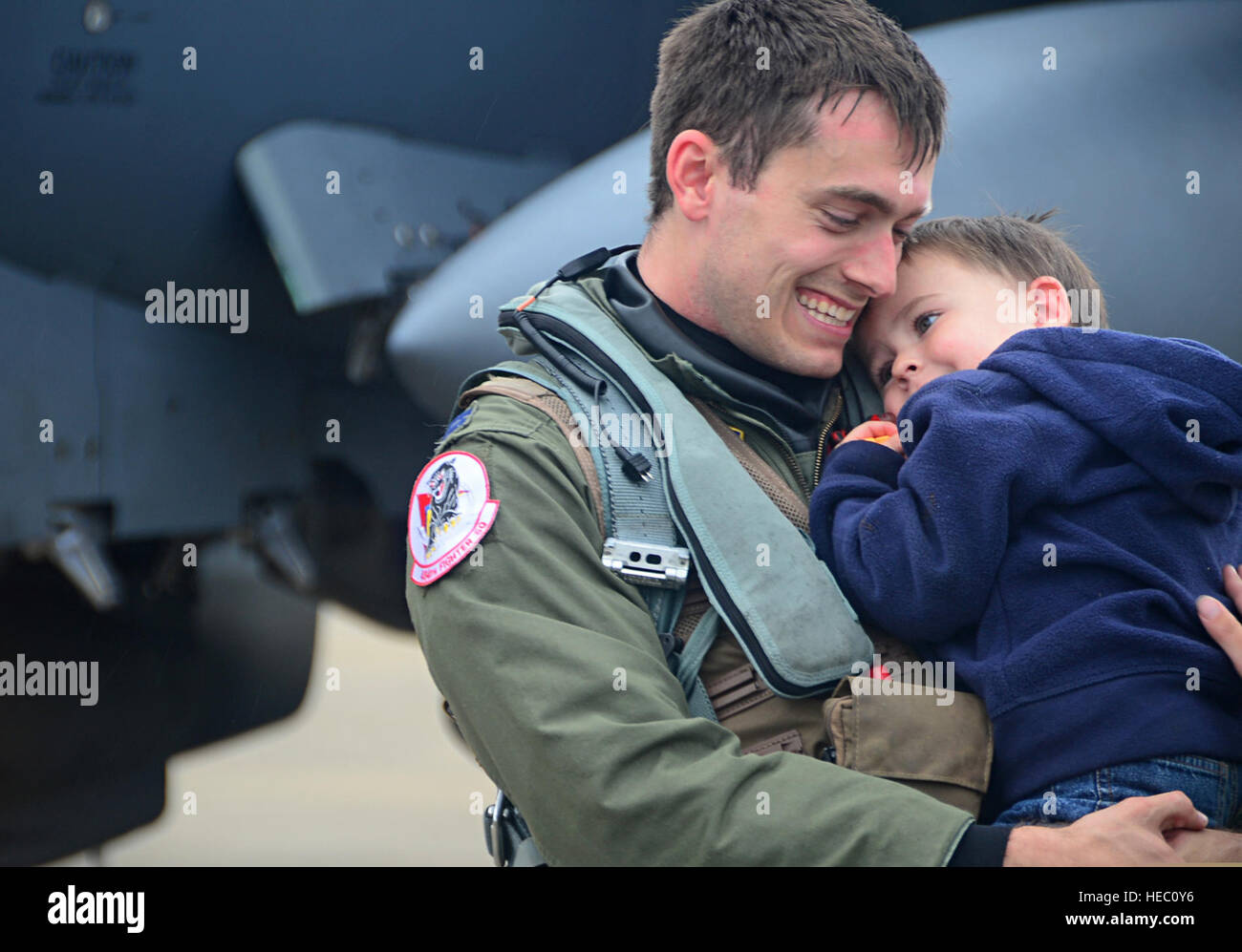 U.S. Air Force Capt. Eirk Hulme, a pilot with the 494th Fighter ...
