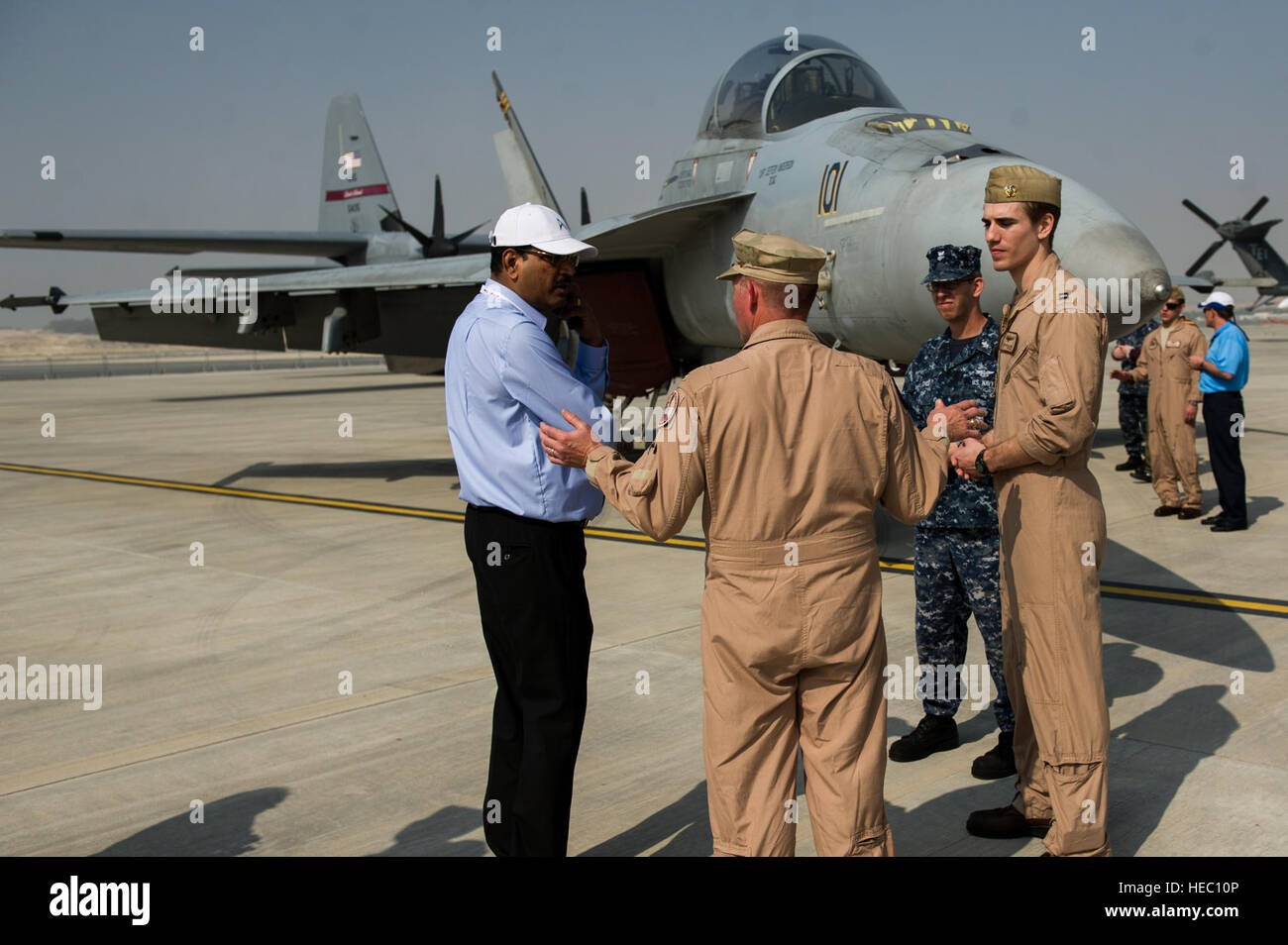 U.S. Air Force Col. Robert Nelson, center, the director of the U.S. Air ...