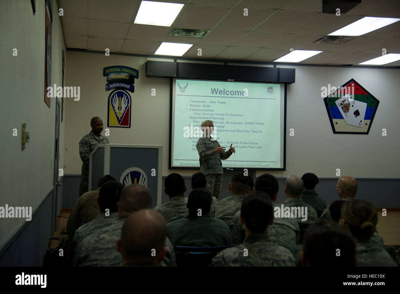 U.S. Air Force Col. Tami Rougeau, the exercise coordinator for the Air ...