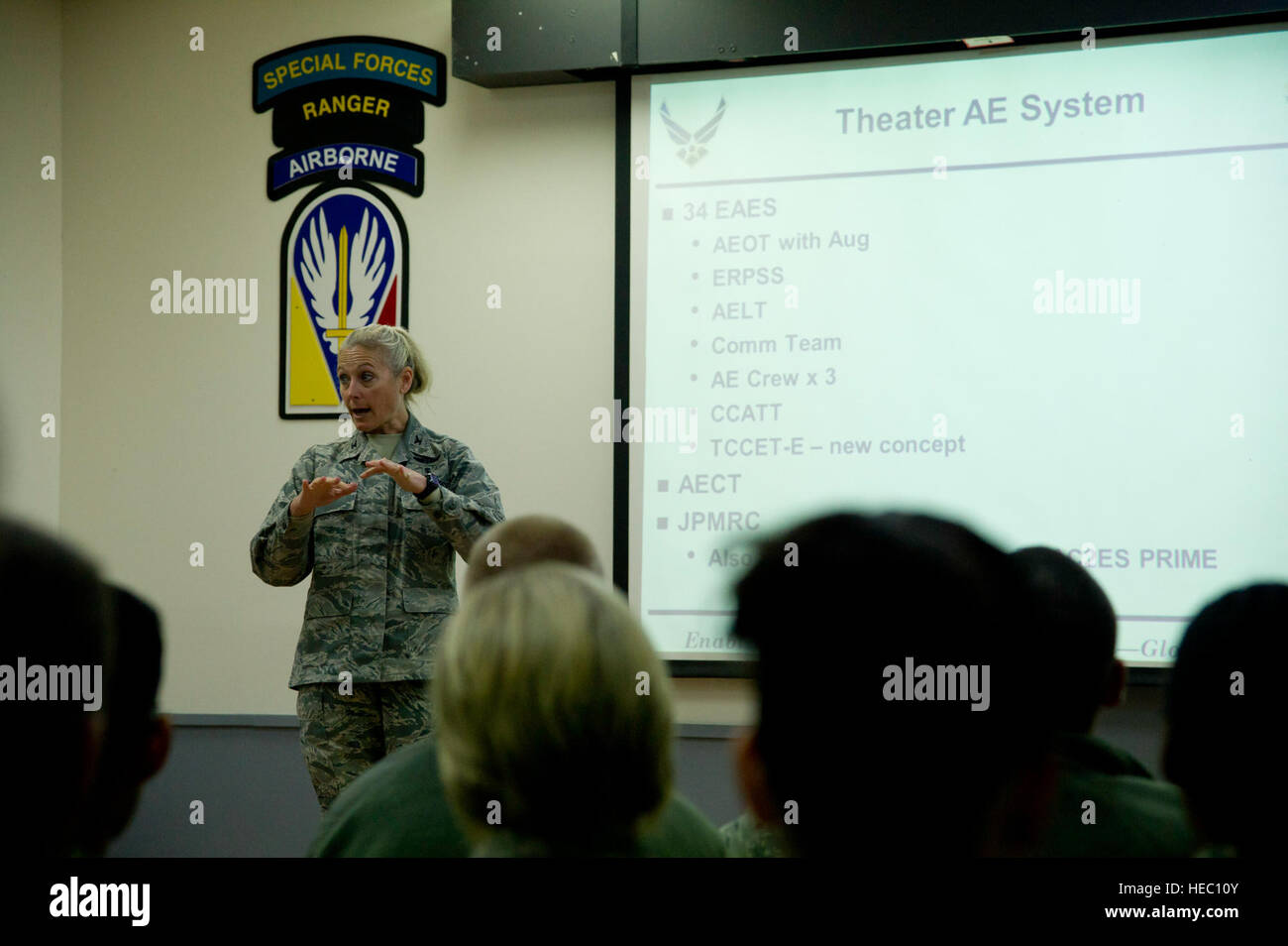 U.S. Air Force Col. Tami Rougeau, the exercise coordinator for the Air ...