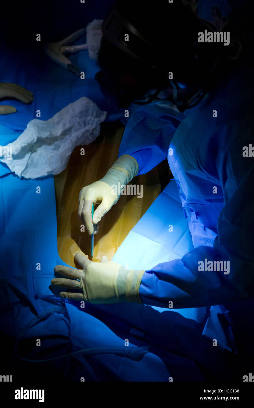 U.S. Air Force Lt. Col. Gerald Fortuna, a trauma surgeon with the 86th ...