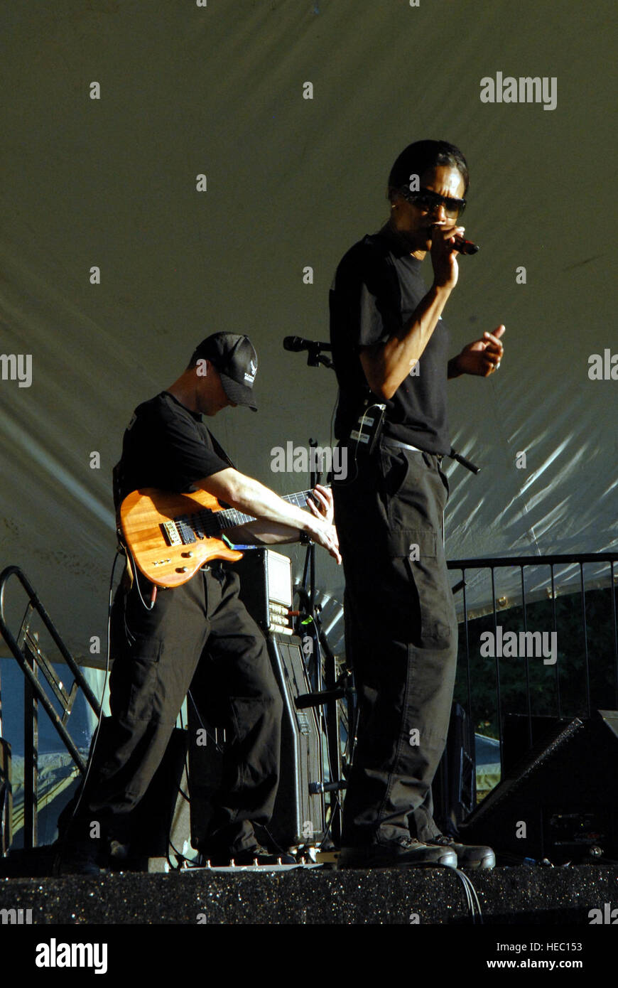 Master Sgt. Shani Prewitt, U.S. Air Force Band Max Impact vocalist, and ...