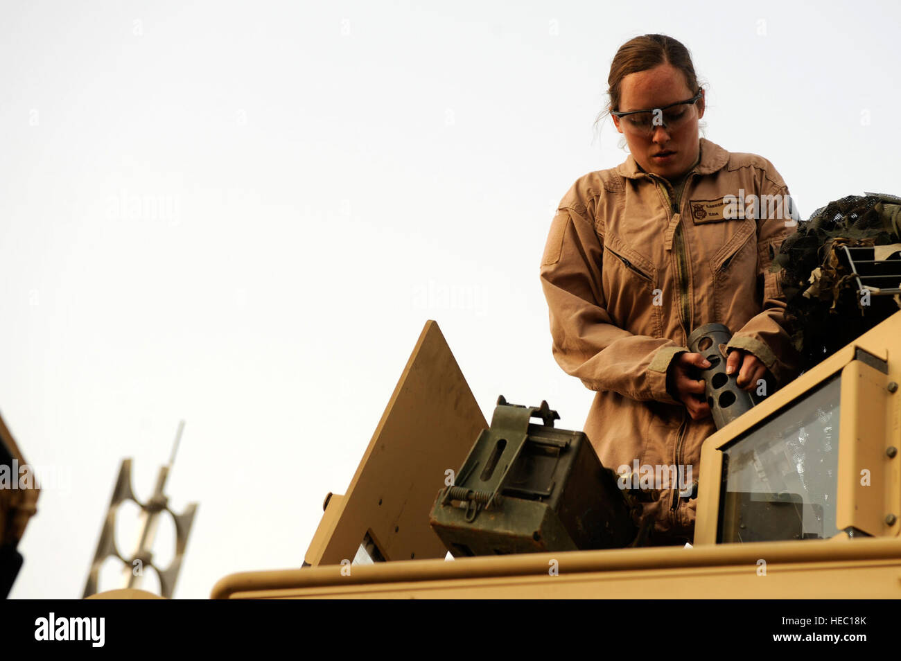 U.S. Air Force Senior Airman Lauren Badger, 732nd Expeditionary ...