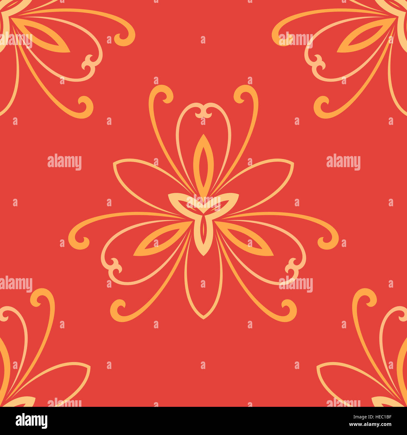 Floral Fine Seamless Pattern Stock Photo - Alamy