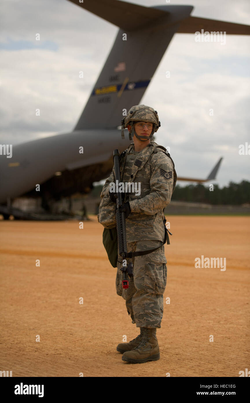 U.S. Air Force Staff Sgt. Christopher Foster, a medical service ...