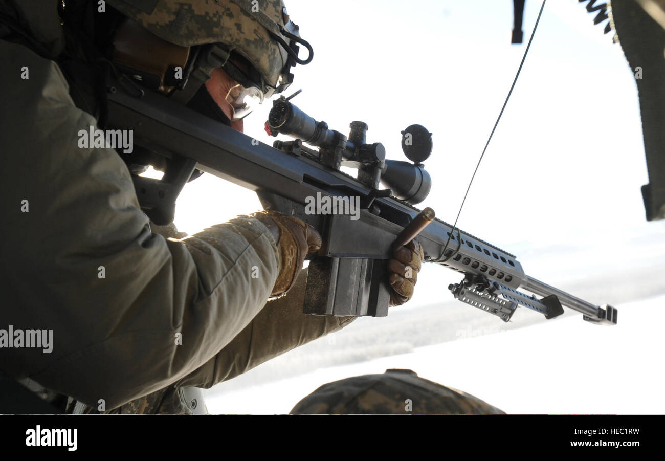 M107 sniper rifle hi-res stock photography and images - Alamy