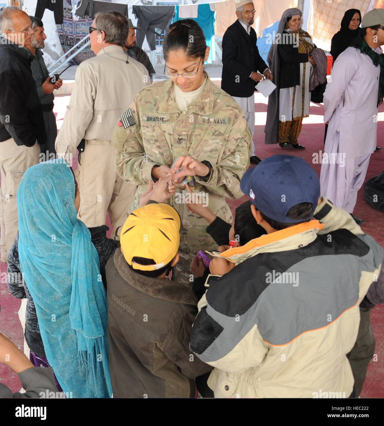 U.S. Navy Petty Officer 1st Class Rachael Bradley, Kandahar Provincial ...