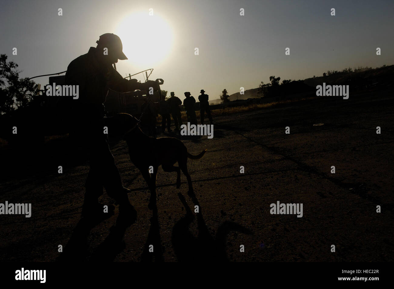 Iraqi police k 9 training hi-res stock photography and images - Alamy