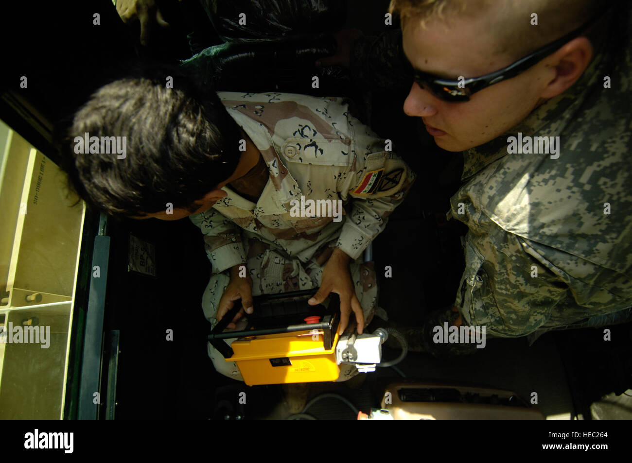 U.S. Army soldiers from Alpha Company, 1st Brigade Special Troop ...