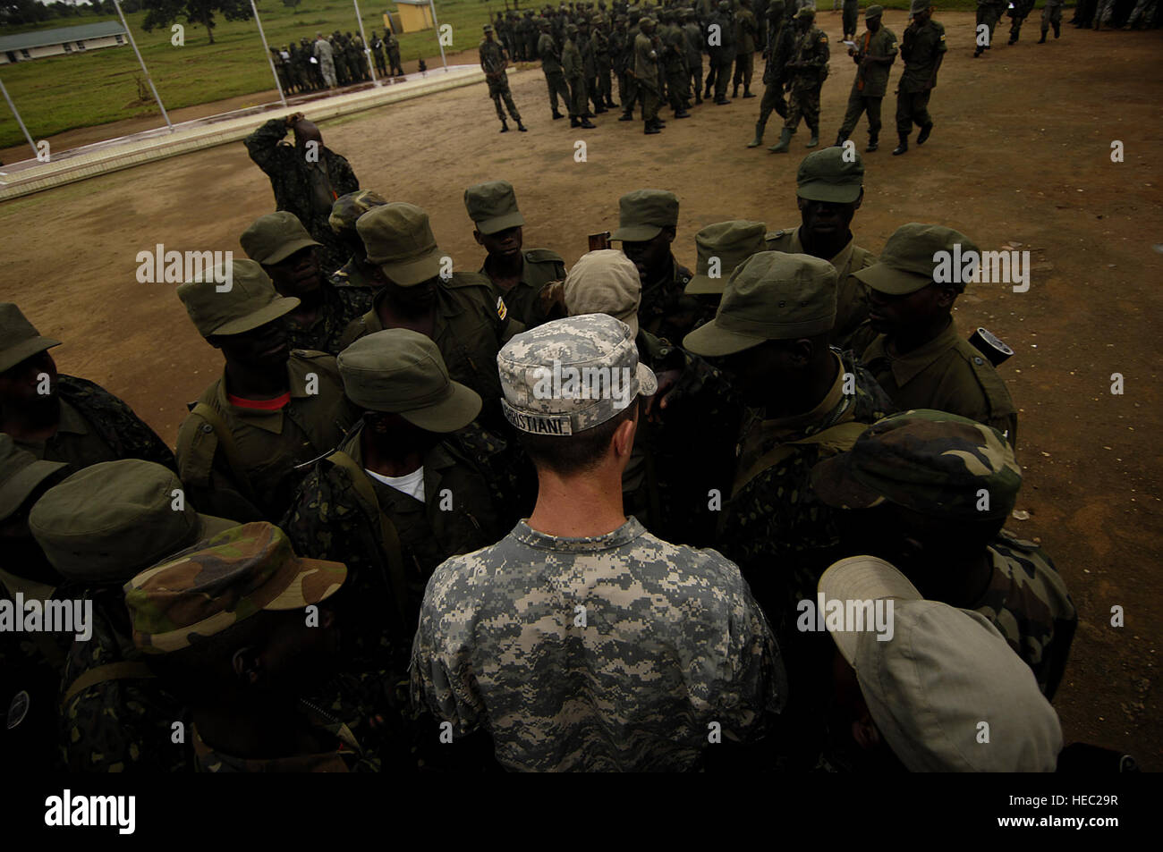 U.S. Army instructors provide land navigation training to Uganda Army ...