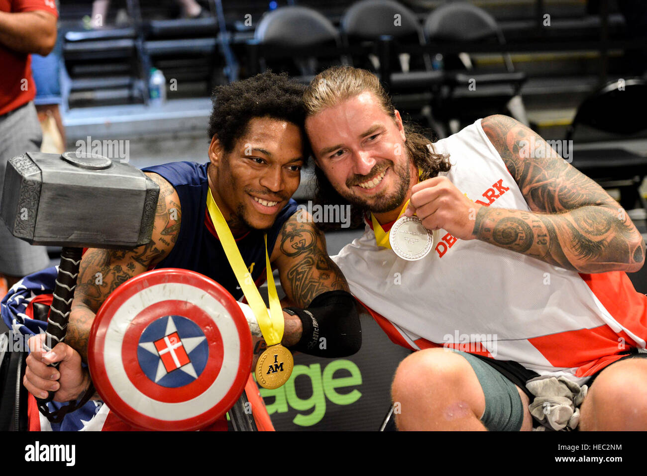 160511-F-WU507-110: Marine veteran Cpl. Anthony McDaniel, Team US, and ...
