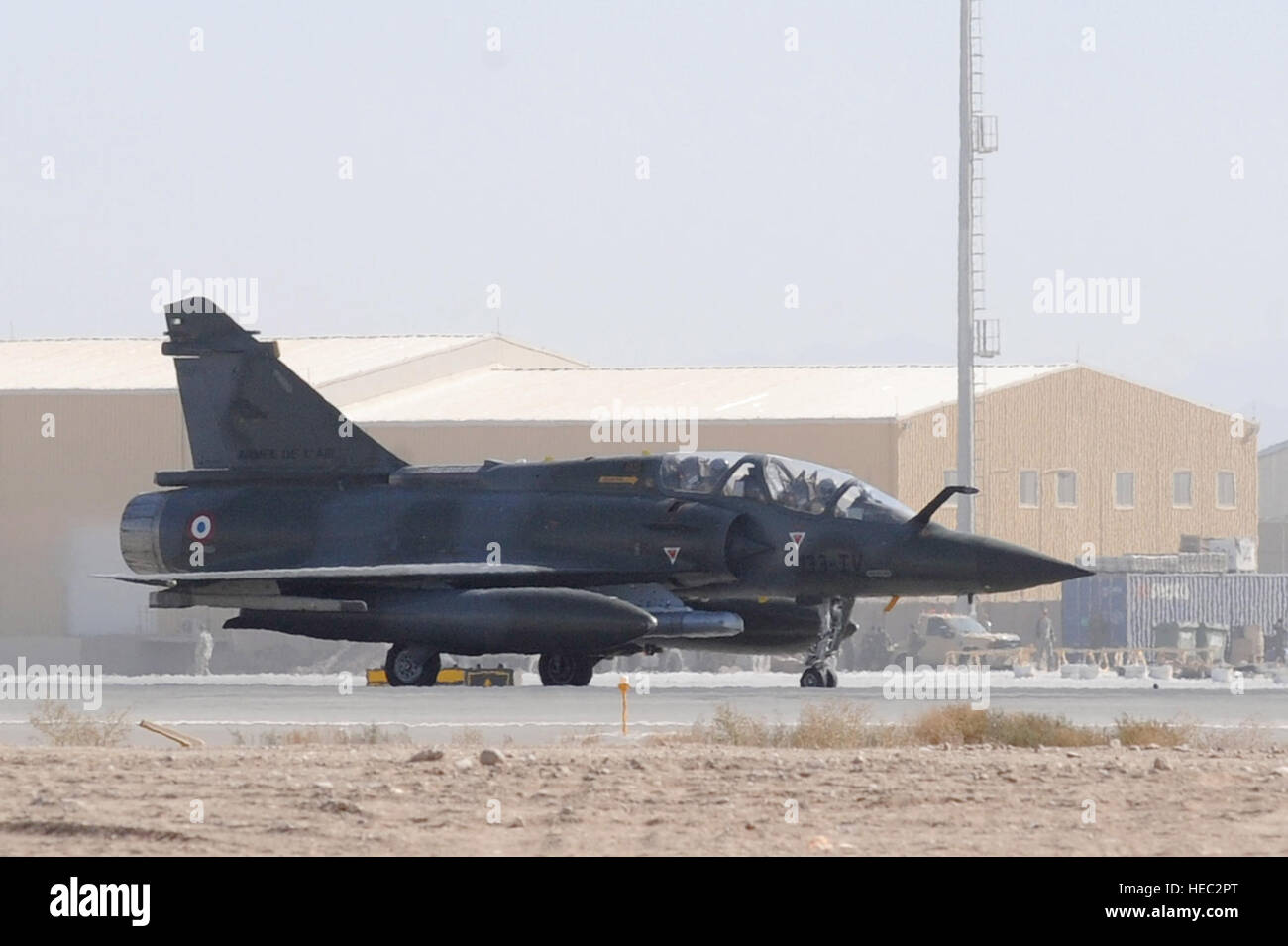 Maj. Skyler Hester and French Air Force Capt. Mathieu Boireau take off ...