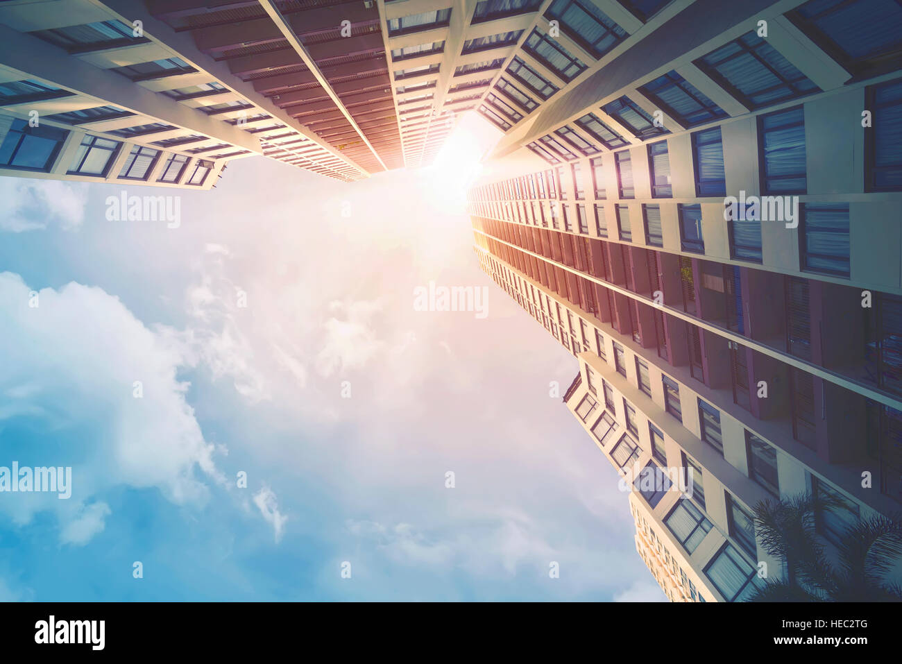 Futuristic architecture cityscape view with modern building skyscrapers ...