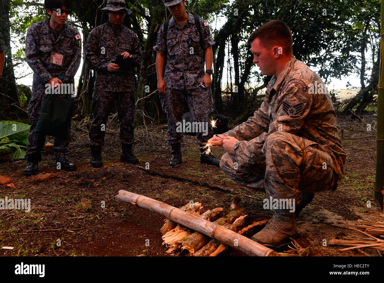 Staff Sgt. Levi Wood, a survival, evasion, resistance and escape ...